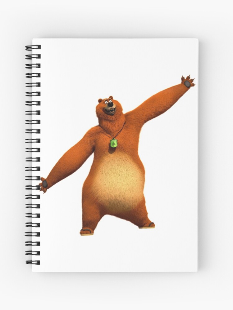 "Grizzly and the lemmings" Spiral Notebook for Sale by Moha-999 | Redbubble
