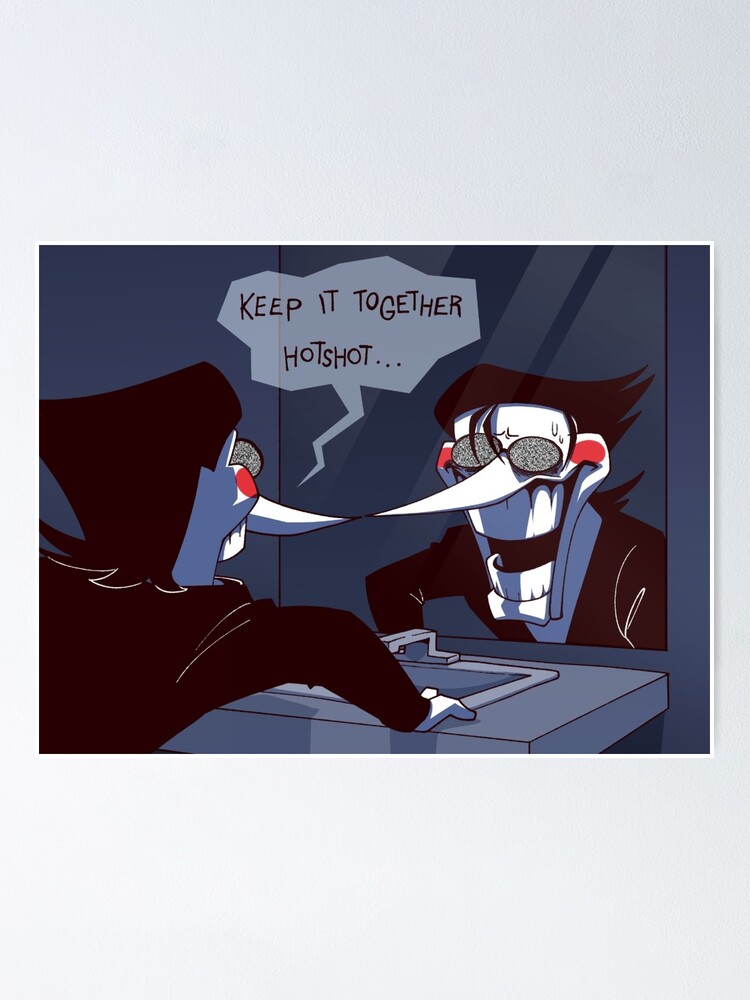 "Spamton Deltarune" Poster for Sale by AbhorTheRent | Redbubble