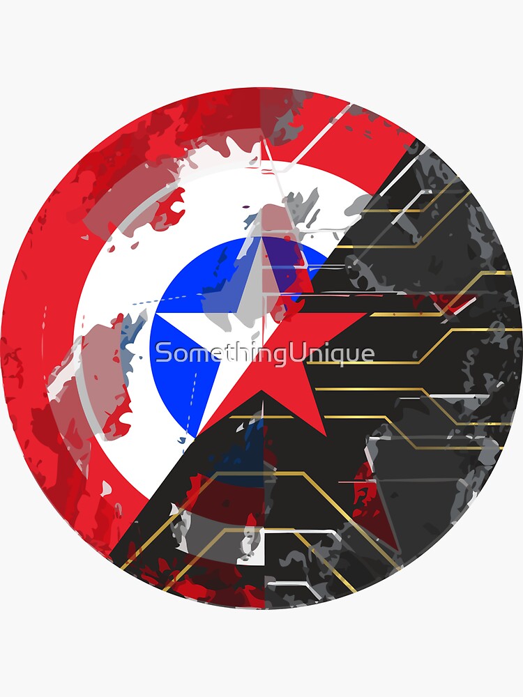 "Stucky Shield" Sticker for Sale by SomethingUnique | Redbubble