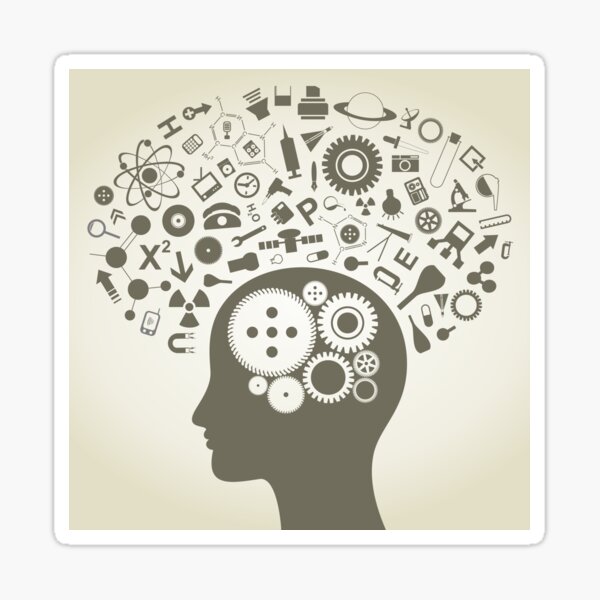 "Science head" Sticker for Sale by Aleksander1 | Redbubble