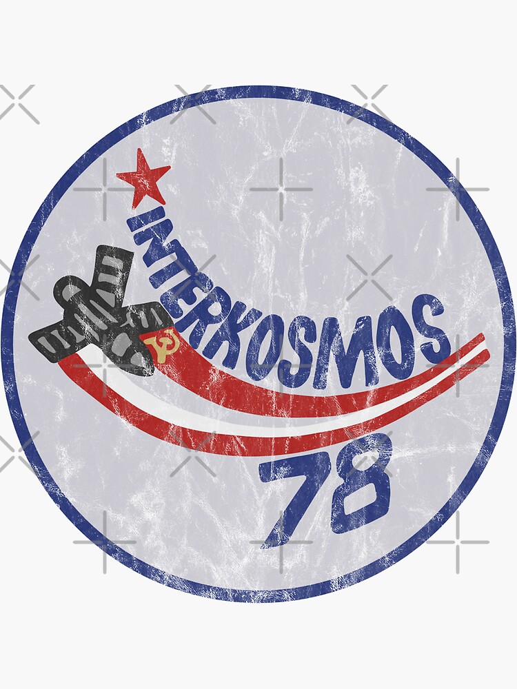 "Interkosmos 78 - Soviet Space Program Patch" Sticker for Sale by ...