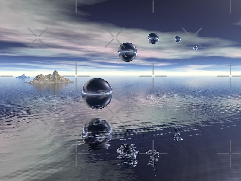 "Visitors From Space" by Phil Perkins | Redbubble