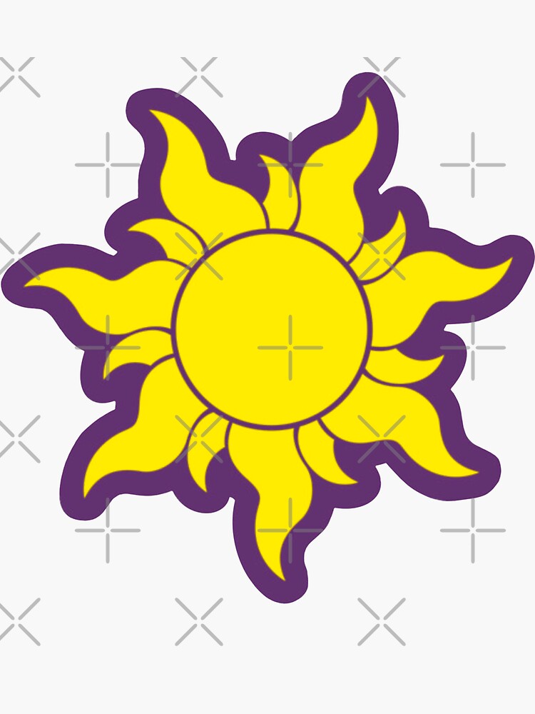 "Tangled Sun" Sticker for Sale by alliegg | Redbubble