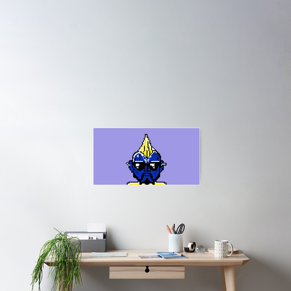 "8 Bit Pixel NFT Standard #888" Poster for Sale by SeventhGate | Redbubble