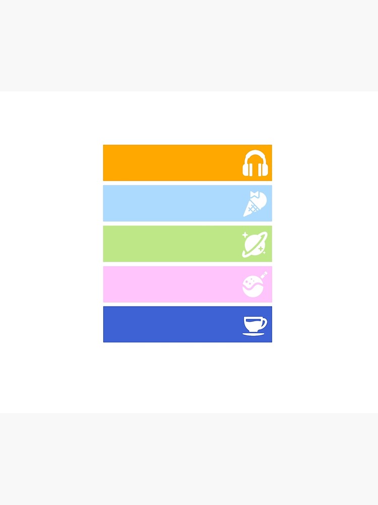 "Liella! member colors with icons" Poster for Sale by -Azuki- | Redbubble