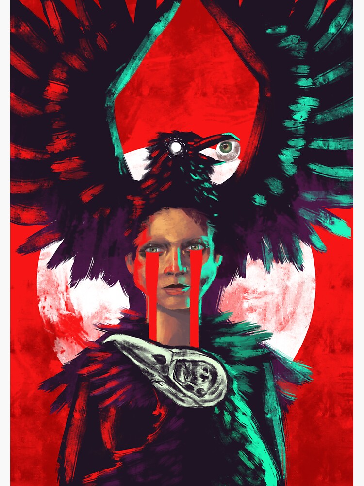 "Raven Queen" Sticker for Sale by GhanyStore | Redbubble