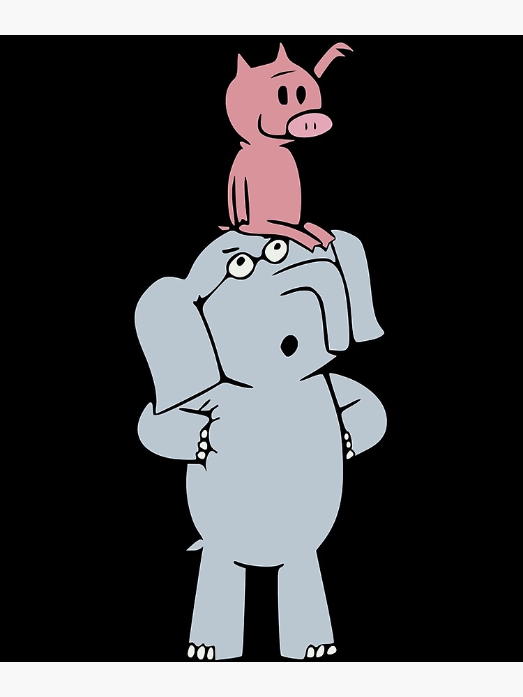 "Elephant-and-Piggie-Gerald-and-Piggie" Art Print for Sale by ...