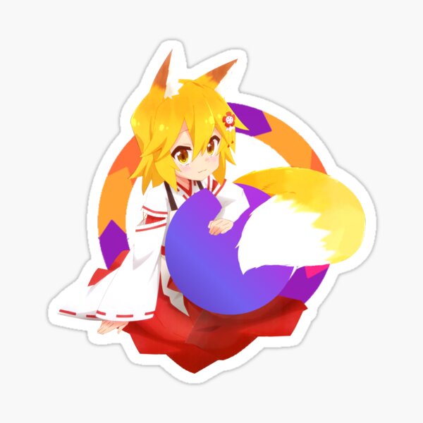 "Senko San Firefox The Helpful Fox" Sticker for Sale by AnimeAxolotl ...