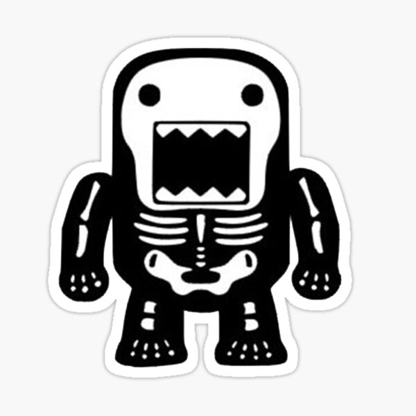 "Domo Halloween" Sticker for Sale by gtcdesign | Redbubble