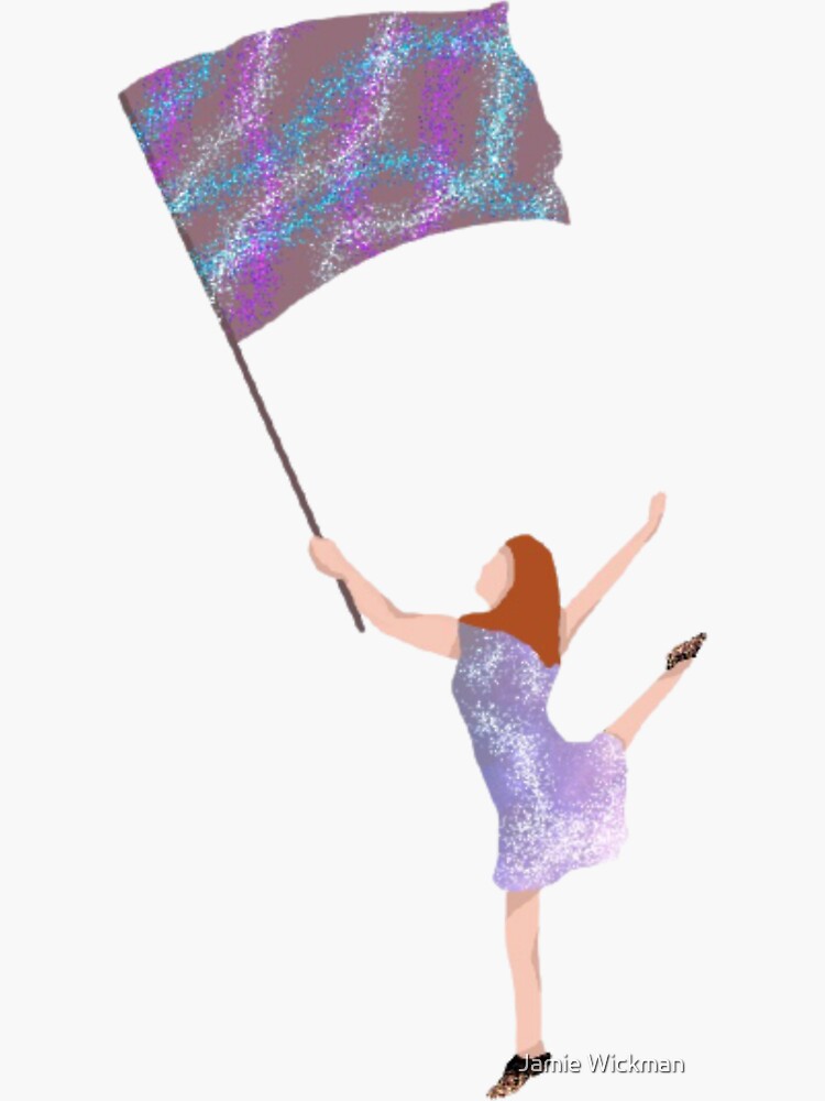 "Winter Guard Girl" Sticker for Sale by Parazia | Redbubble