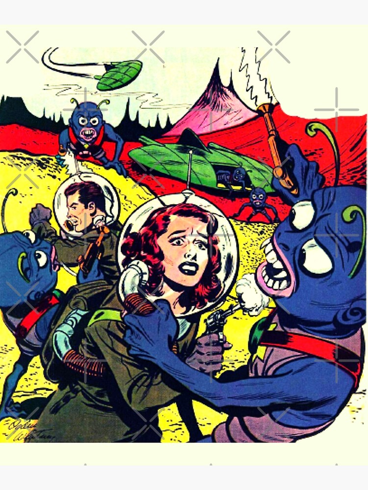 "Operation Peril - #4 - Vintage Retro Science Fiction Comic Book Cover ...