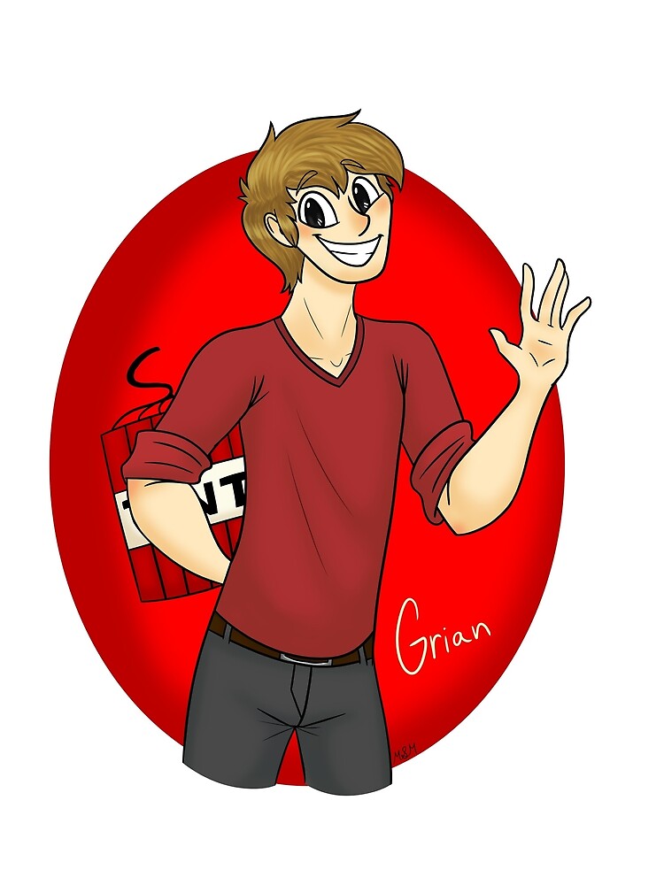 "Grian" Poster for Sale by Silver-Wolf-Art | Redbubble