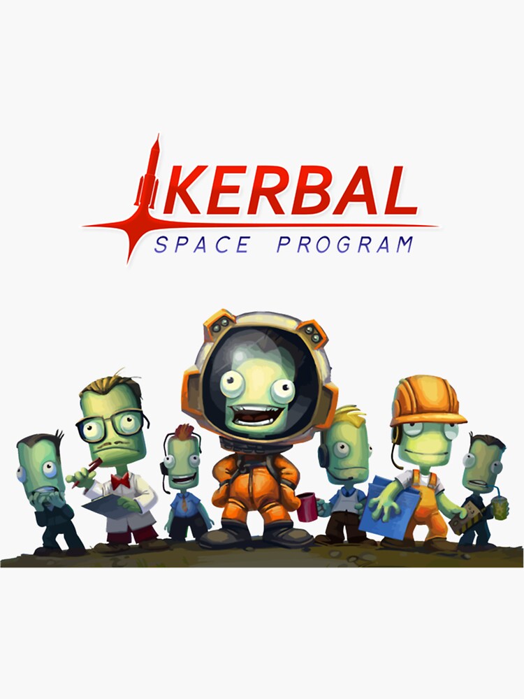 "Kerbal Space Program KSP Team " Sticker for Sale by HoodieIsland ...