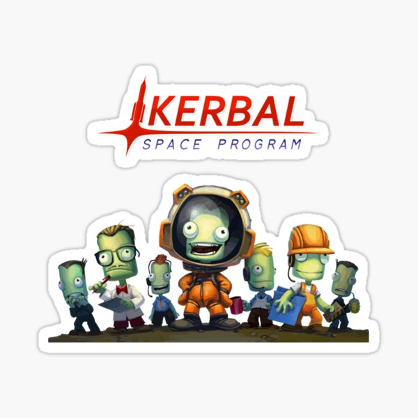 "Kerbal Space Program KSP Team " Sticker for Sale by HoodieIsland ...