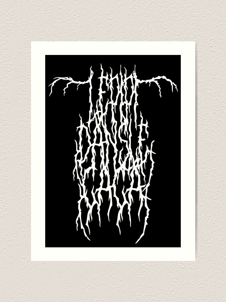 "Pee in the Poop - French Deathcore logo" Art Print for Sale by AnTaR35 ...
