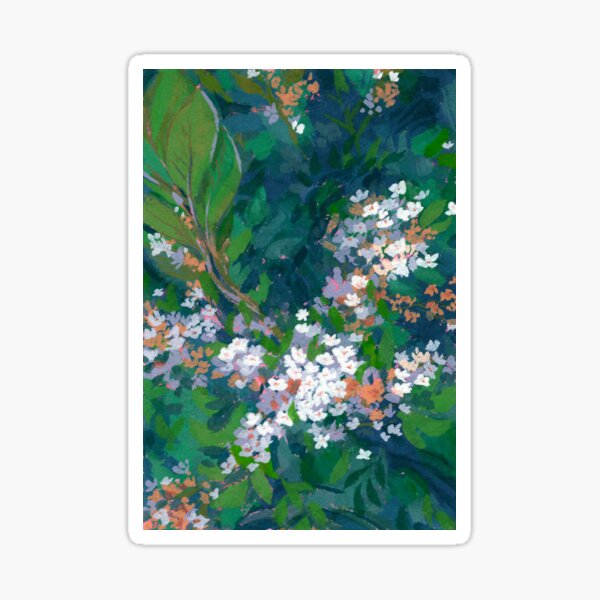 "Flower Bush" Sticker for Sale by hellcatbellcat | Redbubble