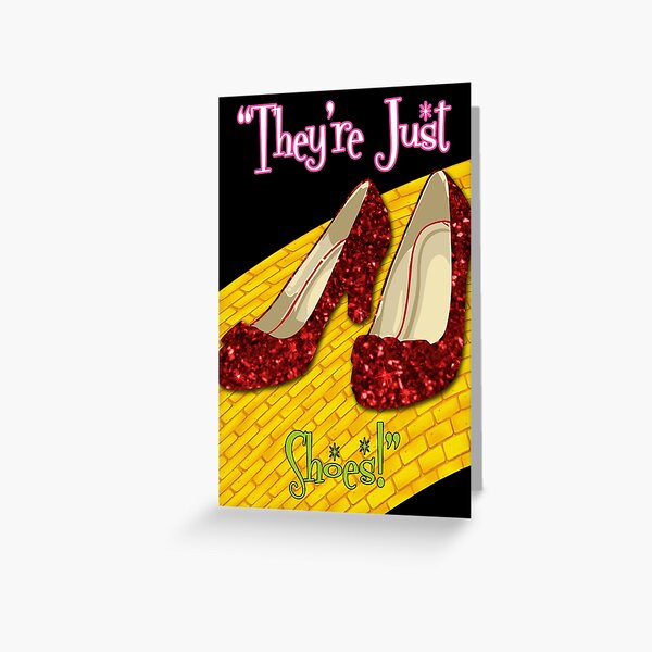 Ruby Slippers Greeting Cards | Redbubble