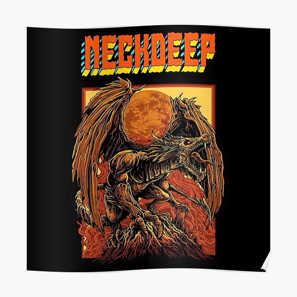 "neck deep" Poster for Sale by dimmuborgirfans | Redbubble