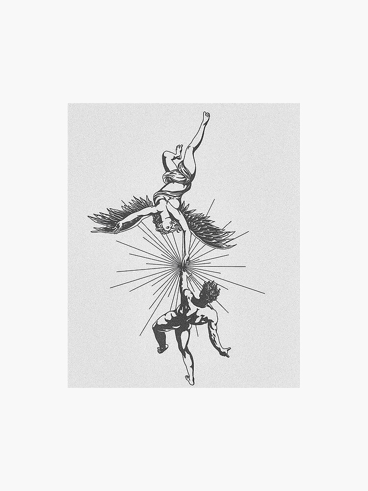 "angels save me stickers" Sticker for Sale by Maimh | Redbubble