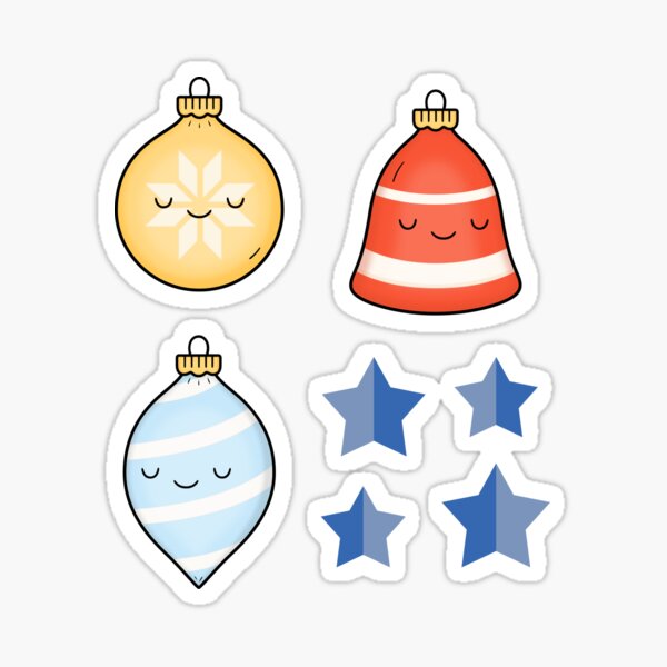 "Merry Jolly Happy Holidays" Sticker by kimvervuurt | Redbubble