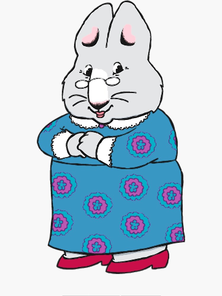 "Grandma - Max & Ruby" Sticker by craigie1211 | Redbubble