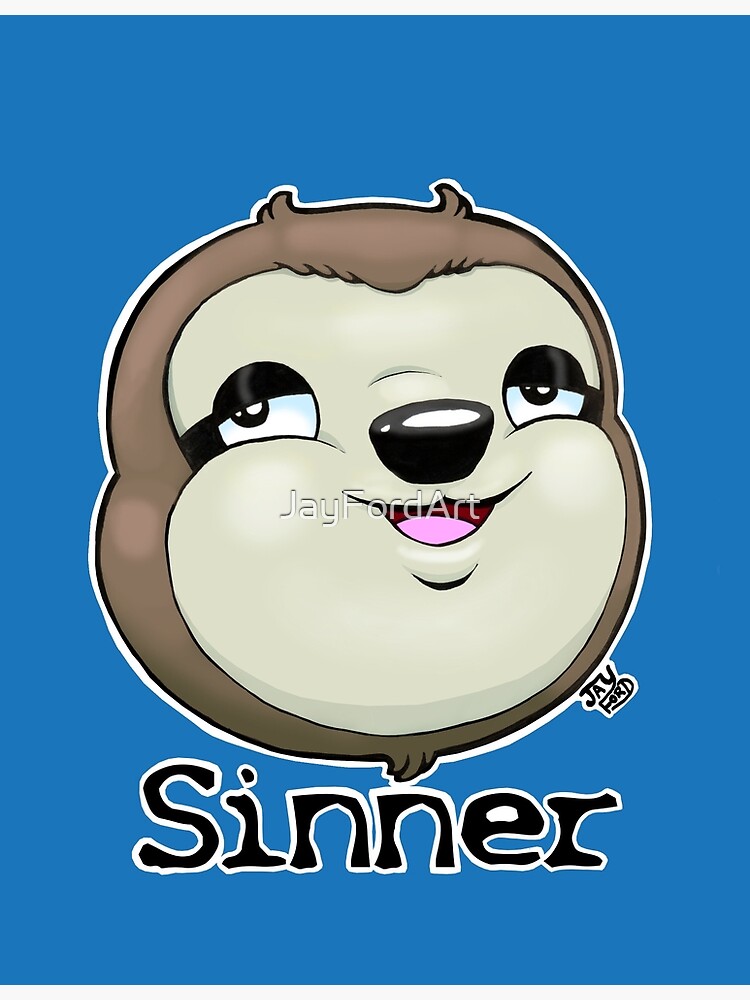 "The Sin of Sloth" Poster for Sale by JayFordArt | Redbubble