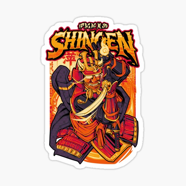 "SAMURAI SHOGUN" Sticker for Sale by lestercamacho | Redbubble