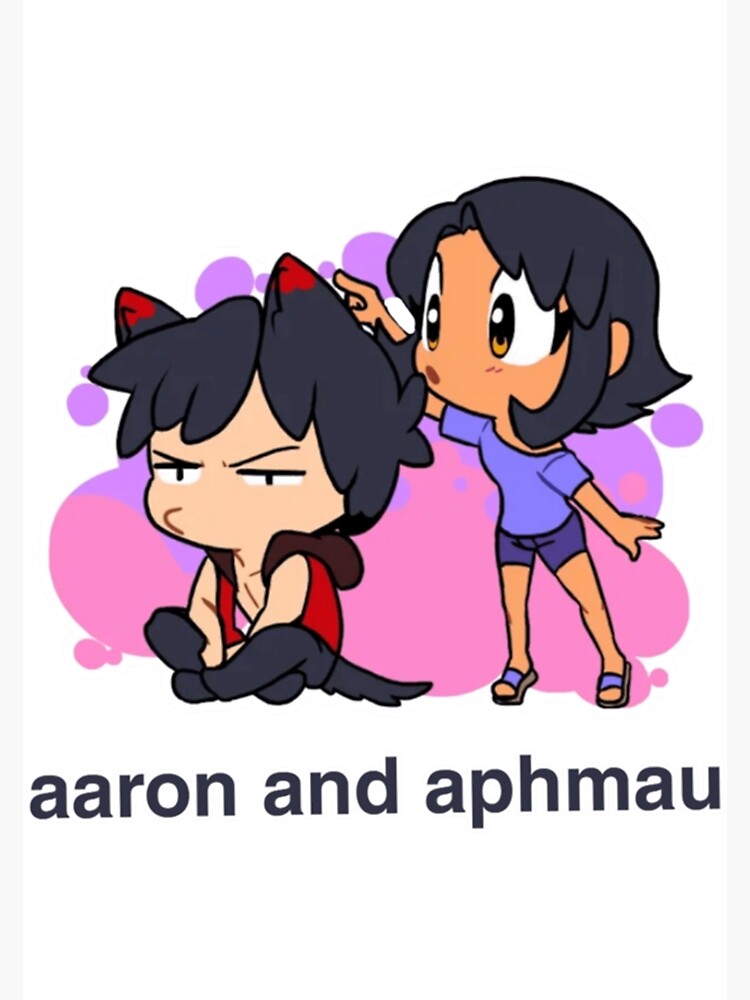 Aaron And Aphmau Premium Matte Vertical Poster
