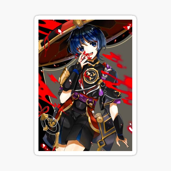 " Scaramouche Genshin Impact" Sticker for Sale by willybatlong | Redbubble