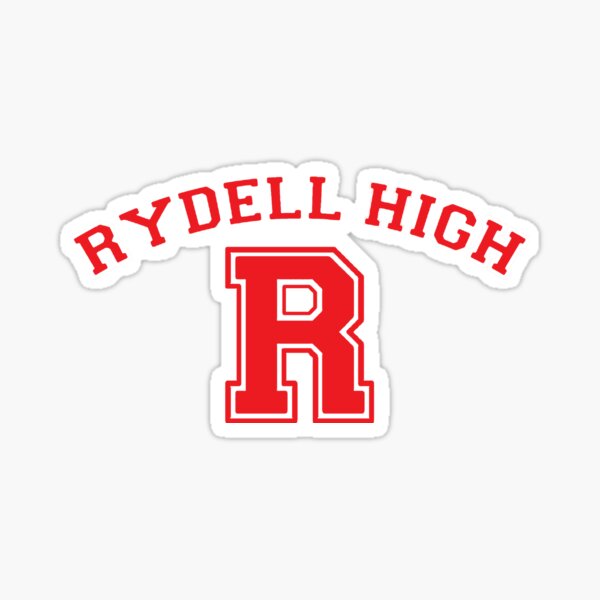 "Grease - Rydell High School" Sticker for Sale by Ent-Clothing | Redbubble