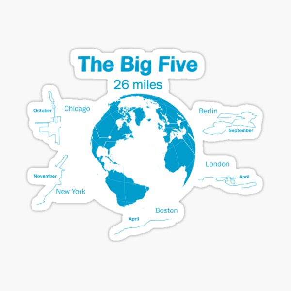 "The big Five " Sticker for Sale by LILLY-REDSHOP | Redbubble