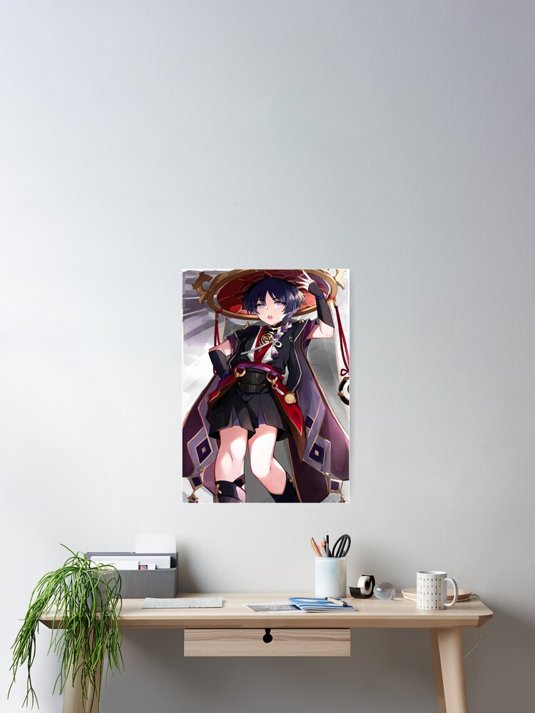 "Scaramouche Genshin Impact " Poster for Sale by jerestudio | Redbubble