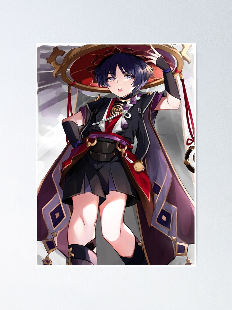 "Scaramouche Genshin Impact " Poster for Sale by jerestudio | Redbubble