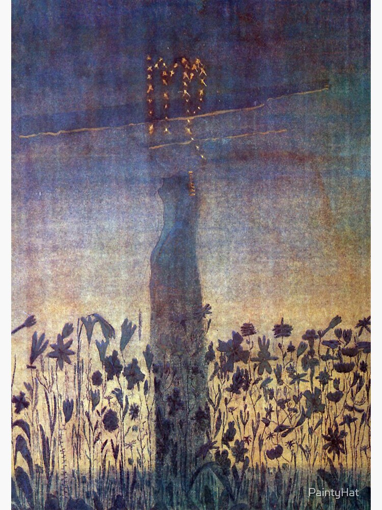 "VIRGO Zodiac Poster Symbolist Wall Art Abstract Painting Modern Art ...