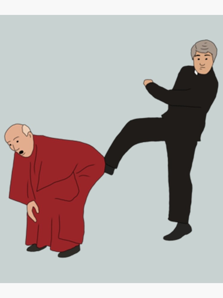 "Father Ted Kicking Bishop Brennan Up The Arse" Photographic Print by ...