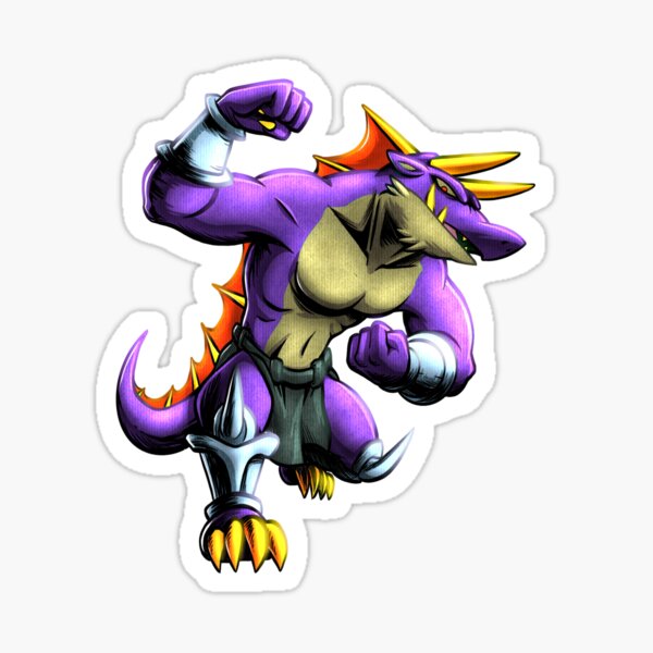 "Behemoth from Final Fantasy tactics advance / A2" Sticker by Rayga ...