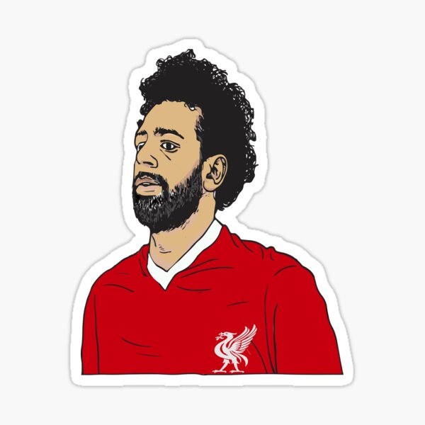 "Mo Salah " Sticker for Sale by Xtasy | Redbubble