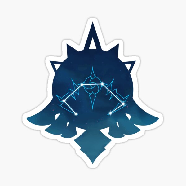 "Rosaria Pendant Constellation" Sticker for Sale by GachaSlave | Redbubble