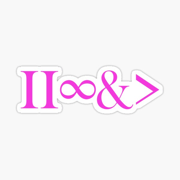 "To Infinity and Beyond | Symbol" Sticker for Sale by rsty11 | Redbubble