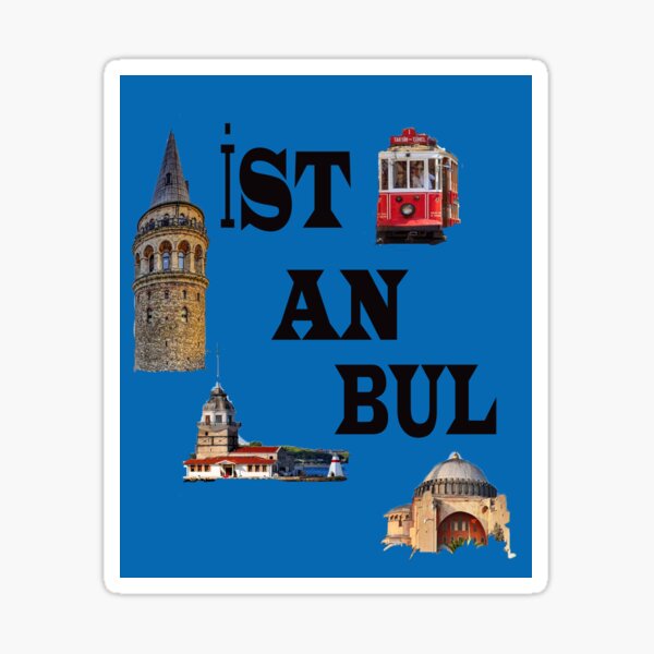 "İSTANBUL" Sticker by threeman | Redbubble