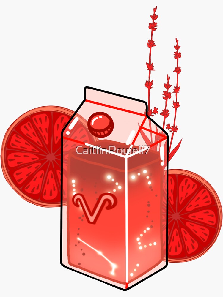 "Red Aries Constellation Cute Design" Sticker for Sale by ...