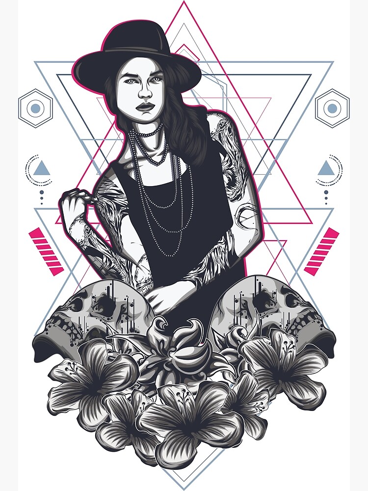 " gangster girl" Poster for Sale by Wx1TeN | Redbubble