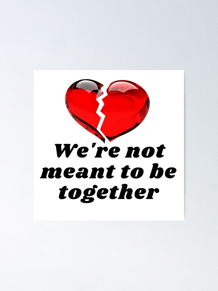 "Broken heart" Poster for Sale by cian22 | Redbubble