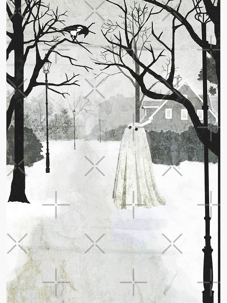 "Ghosts Don't Leave Footprints" Poster by katherineblower | Redbubble