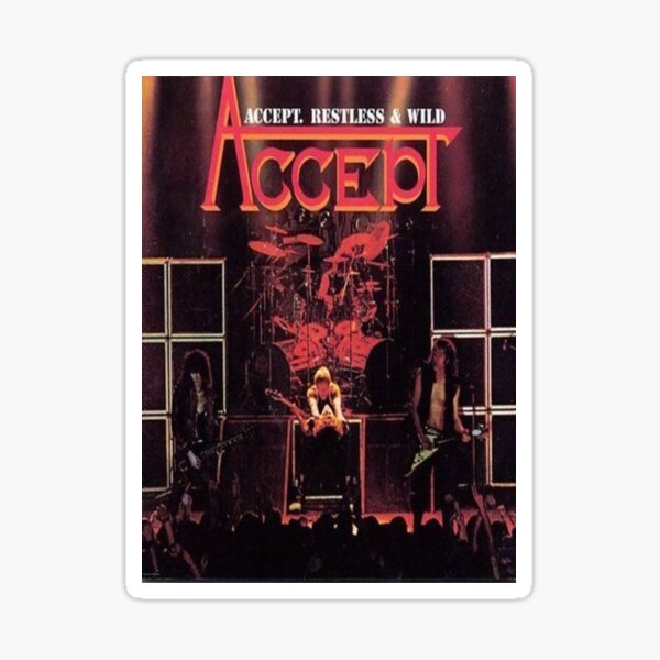 "Accept " Sticker for Sale by willz7444 | Redbubble