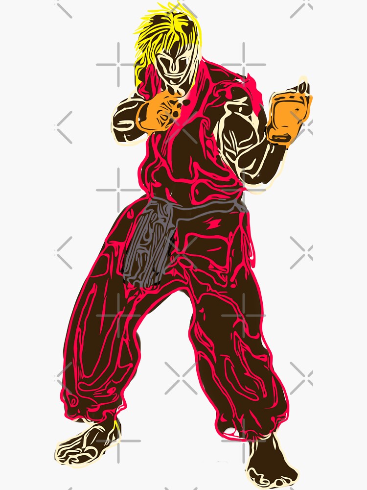 "Ken Remastered " Sticker for Sale by mwebba2005 | Redbubble