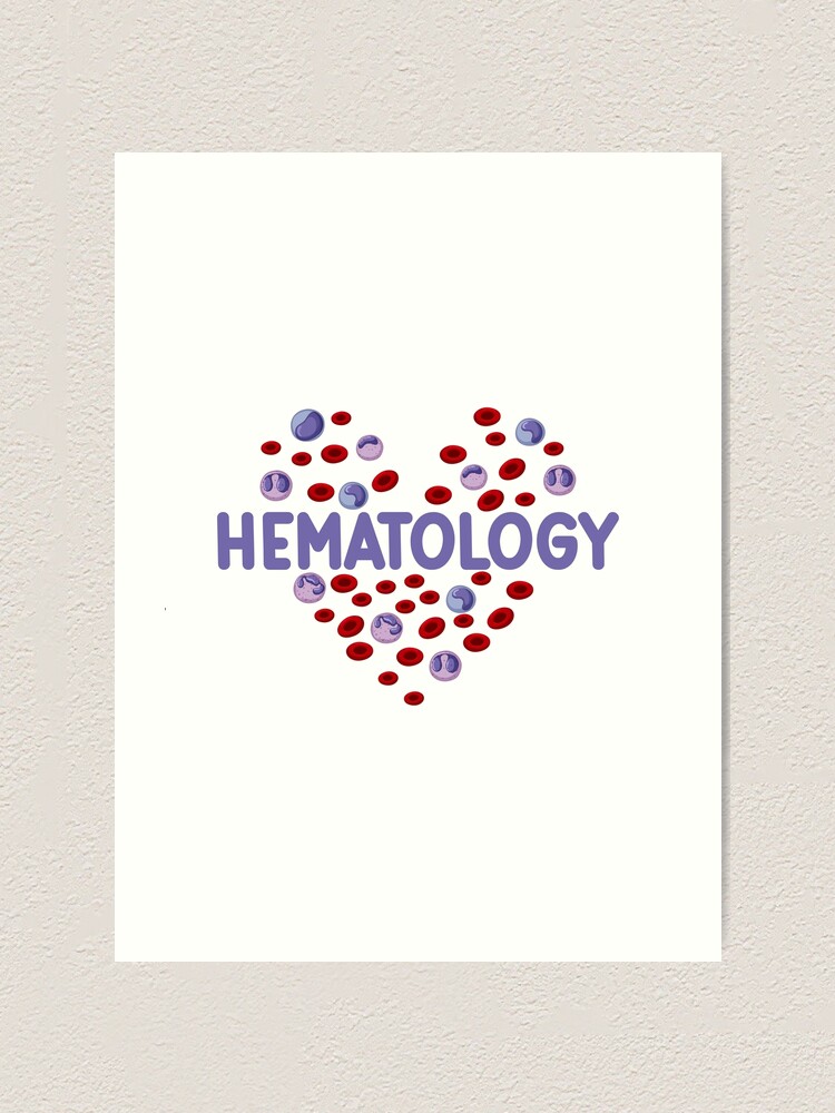 "I Love Hematology - Hematology Lovers shirt decal With White Blood ...