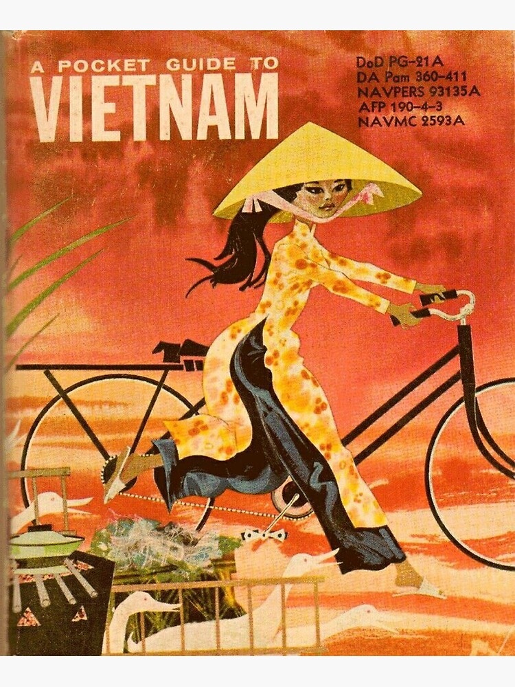 "Vintage Vietnam Pocket Guide " Poster for Sale by Vintage-Travler ...