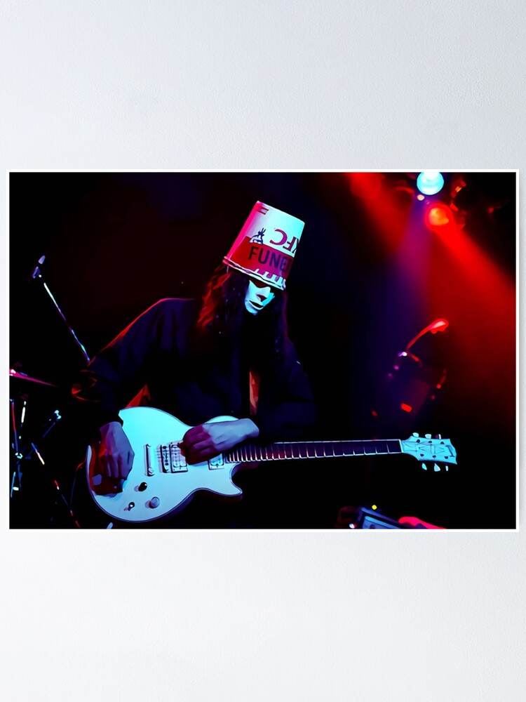 "buckethead" Poster for Sale by Fushina | Redbubble