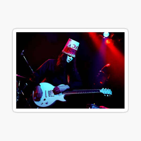 "buckethead" Sticker by Fushina | Redbubble